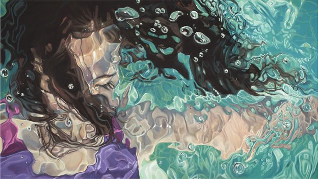 Michelle Lucking - The Abstraction Of Underwater Swimmers - How to Pastel