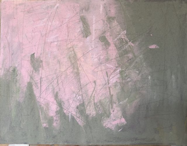 Making Abstract Art - One Way To Do This - How to Pastel