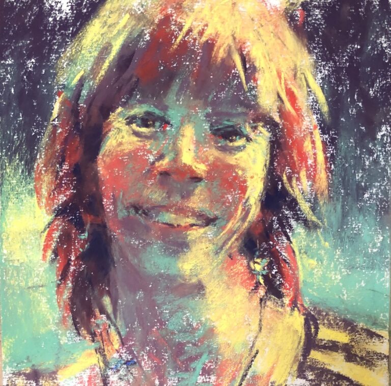 Unconventional Colours: My Self-Portrait in Quirky Hues - How to Pastel