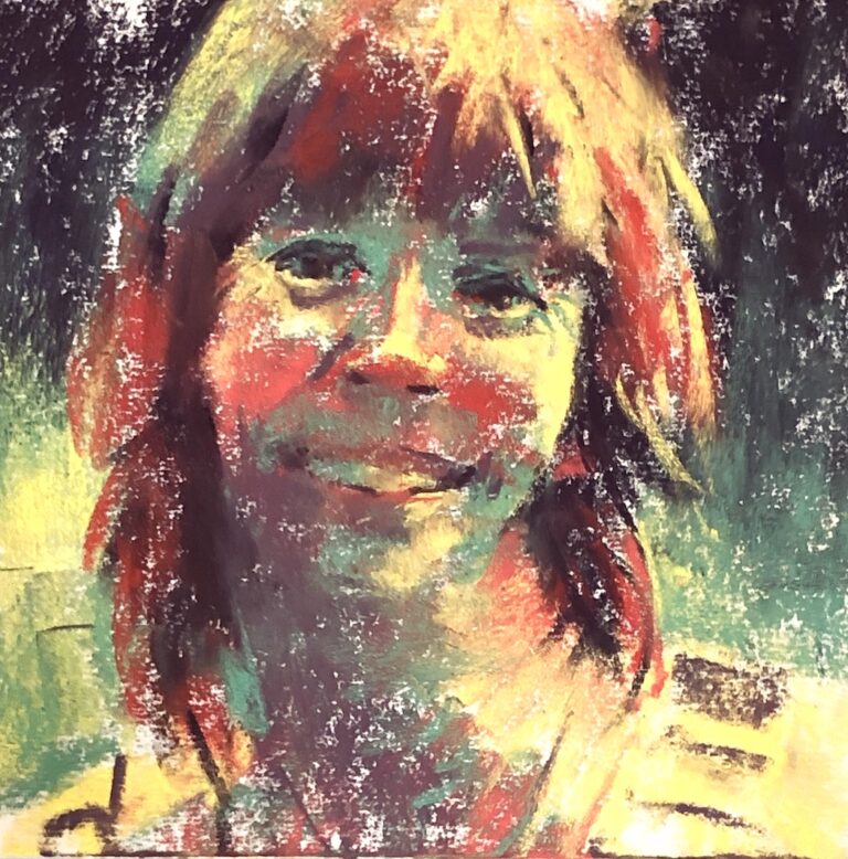 Unconventional Colours: My Self-Portrait in Quirky Hues - How to Pastel