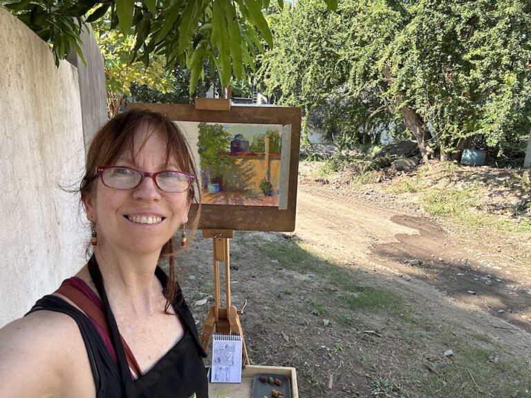 Creating Thumbnails En Plein Air (My Mexico Paintings) - How to Pastel